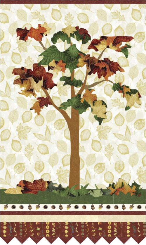 Falling Leaves , , Hoffman California Fabrics