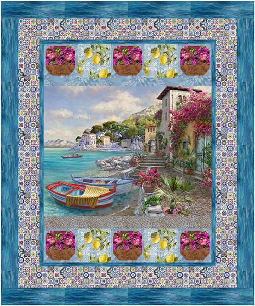 Mediterranean Village , , Hoffman California Fabrics