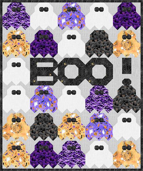 Boo! , , Hoffman California Fabrics