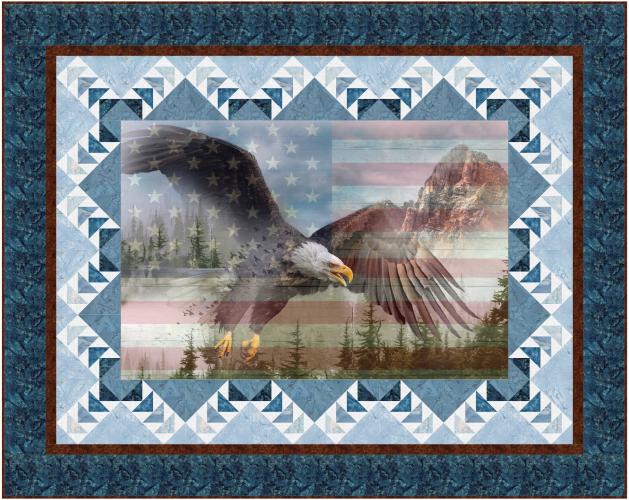 American Wild Eagle , , Hoffman California Fabrics