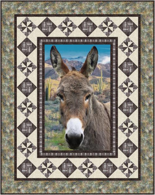 Rusty The Donkey , , Hoffman California Fabrics