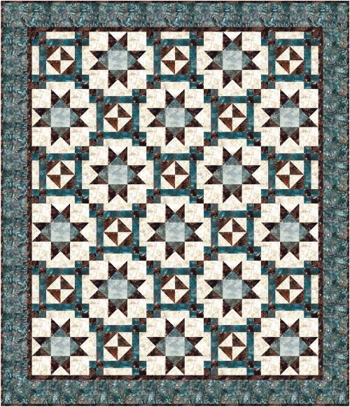 Shoreline Stars , , Hoffman California Fabrics