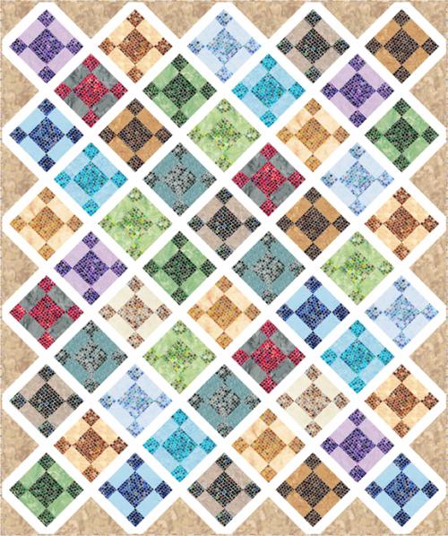 Mosaic Montage , , Hoffman California Fabrics