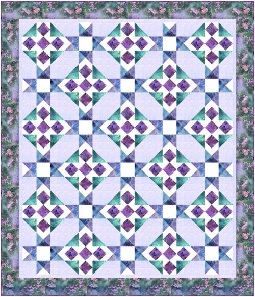 Blow Flowers , , Hoffman California Fabrics