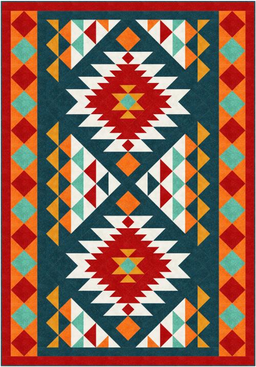 Southwest Throw , , Hoffman California Fabrics