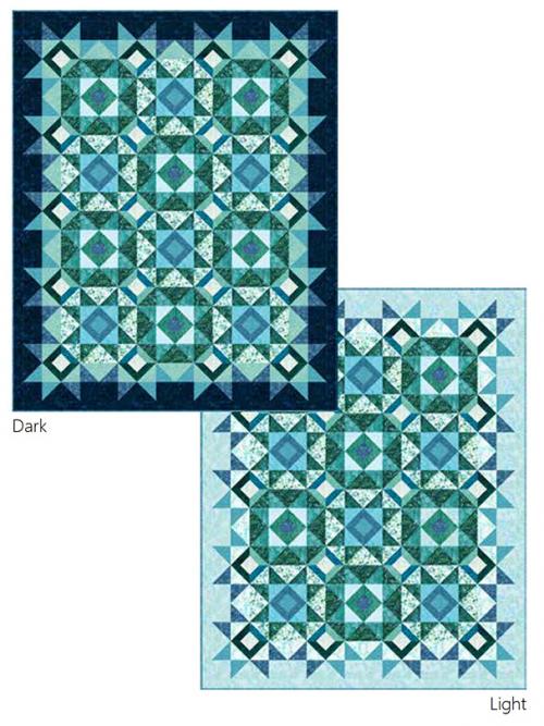 Dancing Stars (Green) , , Hoffman California Fabrics