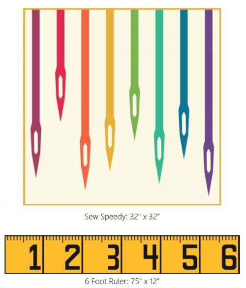Sew Speedy & 6 Foot Ruler , , Hoffman California Fabrics