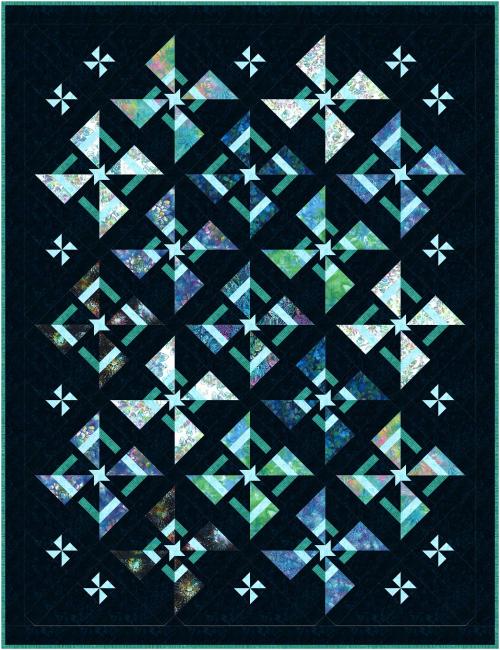 Spin Cycle (Follow the Rainbow) , , Hoffman California Fabrics