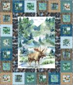 Cabin in the Woods , Hoffman California Fabric